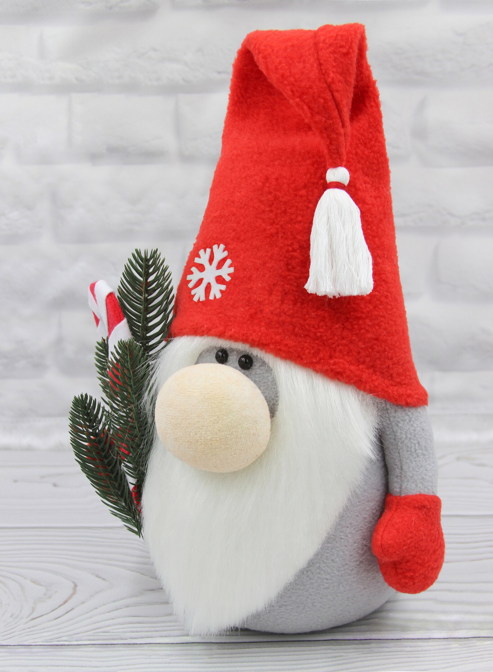 Christmas Gnome PDF Sewing Pattern - Scandinavian Gnome Step-by-step ...