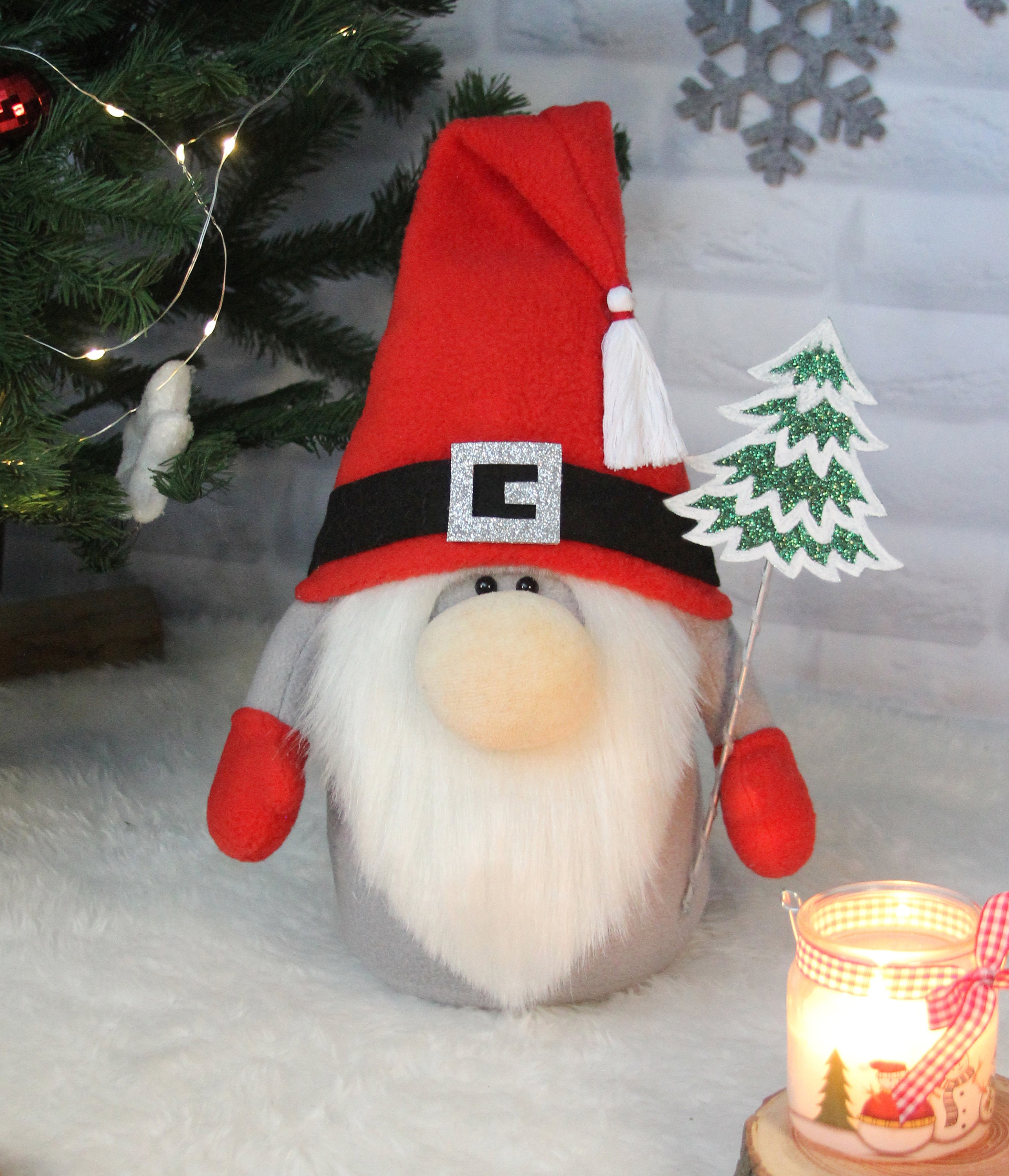 Sewing Pattern PDF Santa Gnome Scandinavian Christmas Gnome - Etsy