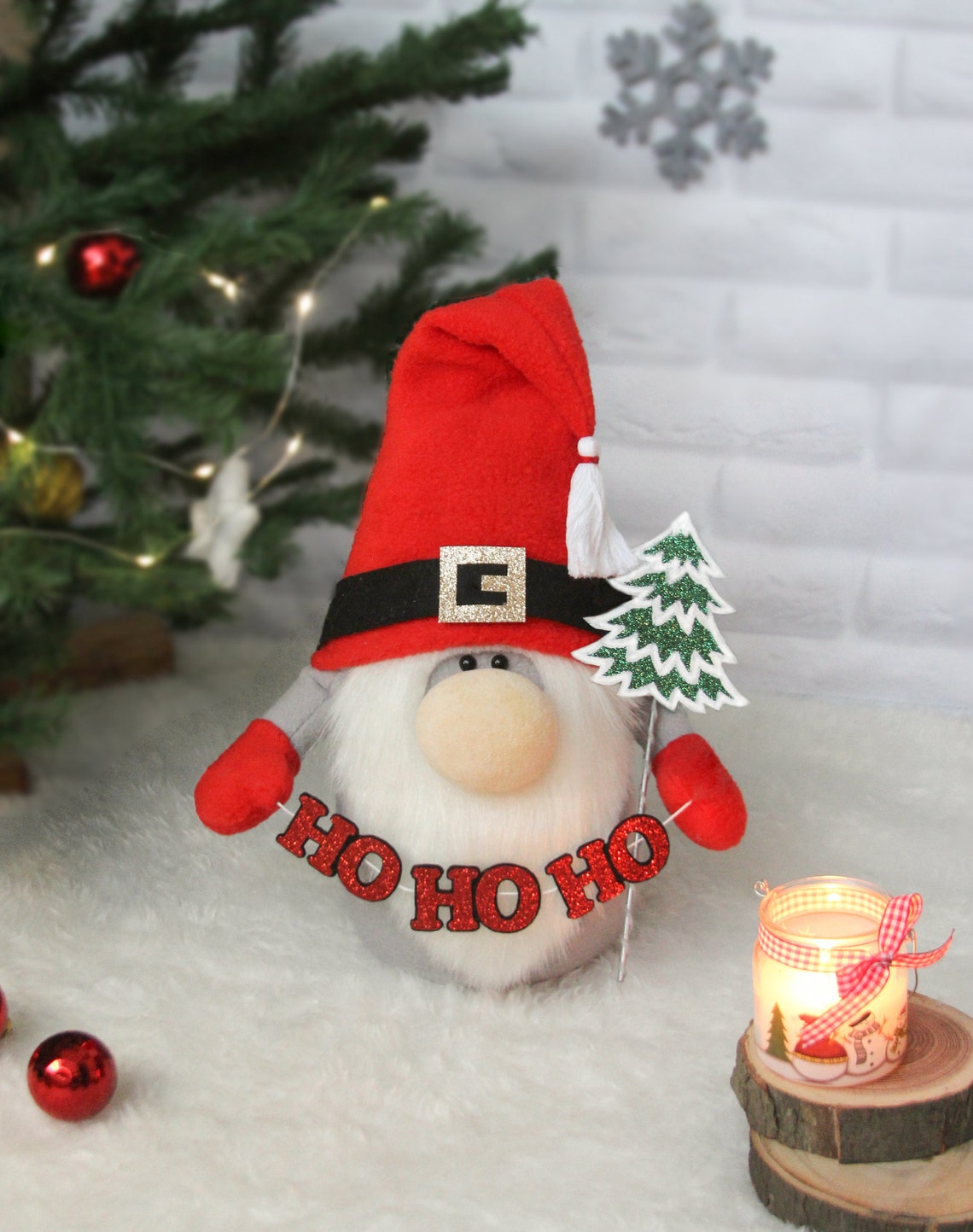 Sewing Pattern PDF Christmas Gnome - Scandinavian Santa Gnome Sewing ...