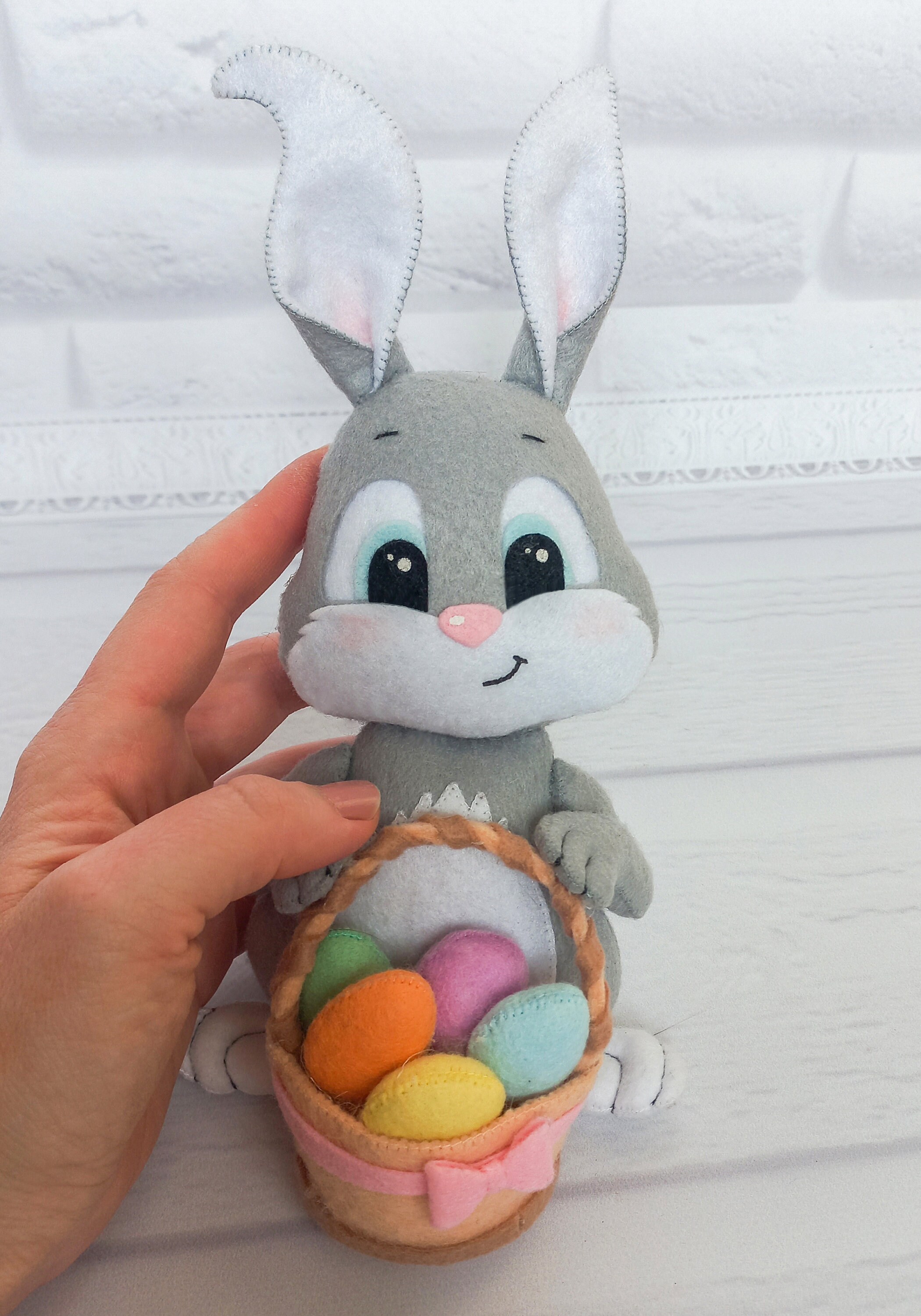 Make Your Own Easter Bunny Sewing KIT DIY Craft Kit Sew - Etsy