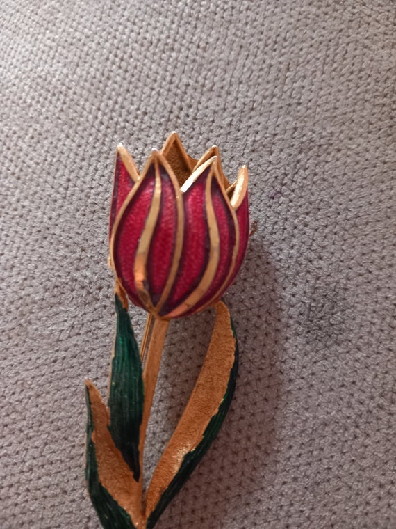 Glorious Stunning Beautifully crafted Ruby red Tulip … - Gem