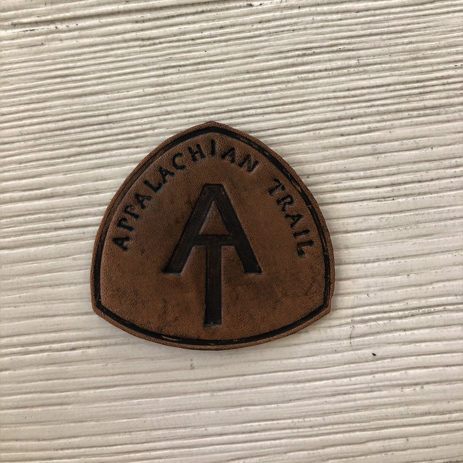 Appalachian Trail Marker Leather Patch - Etsy