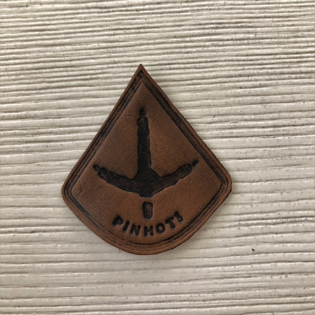 Pinhoti Trail Marker Leather Patch - Etsy