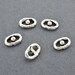 10mm 5pcs Silver Connector Links, Handmade Silver Plated Findings and ...