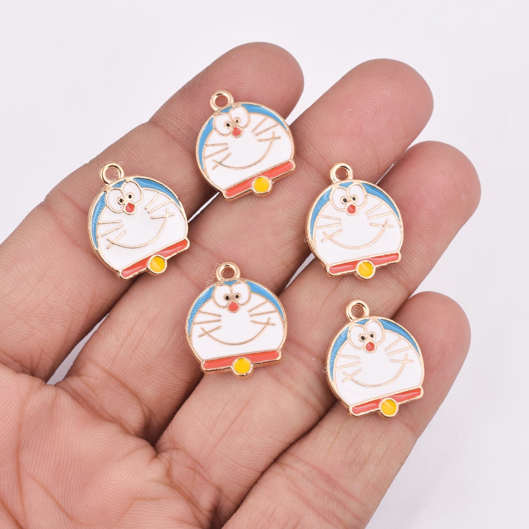 Doraemon Enamel Charms, Cartoon Character Pendants, Kids Jewelry Making ...