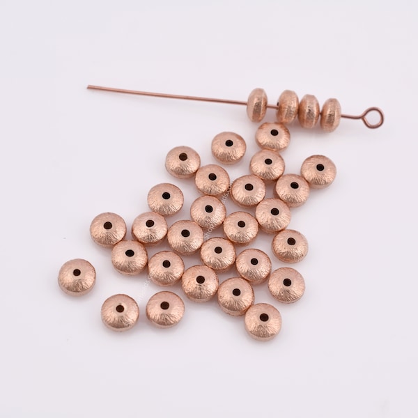 Rose Gold Spacer Beads - Etsy