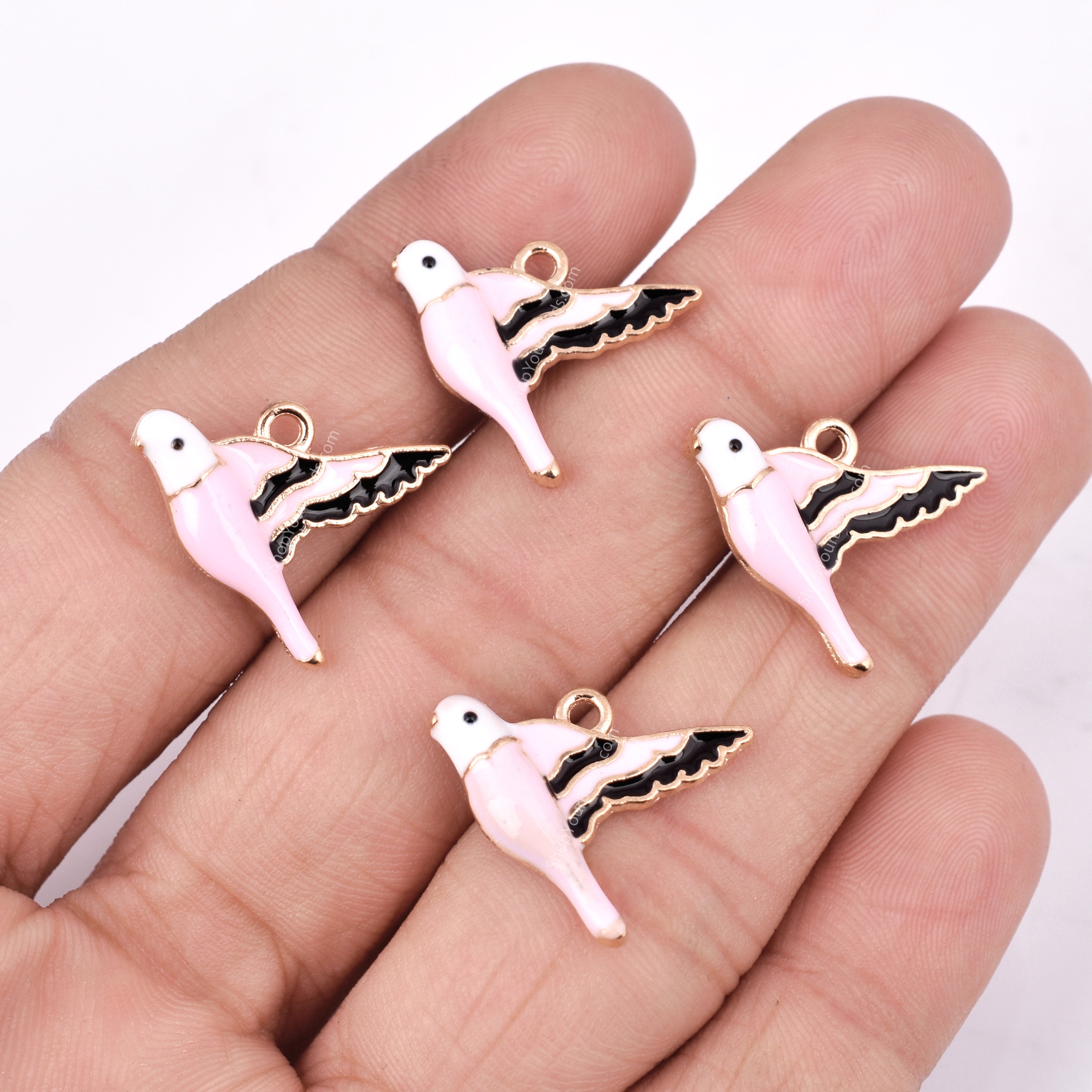 Dainty Bird Crafting Charms 10pcs Summer Parrot Charms - Etsy