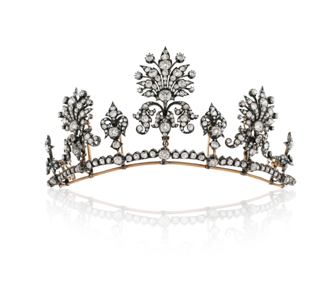 Handmade Tiara 28 CT Natural Rosecut Diamond Tiara - Etsy
