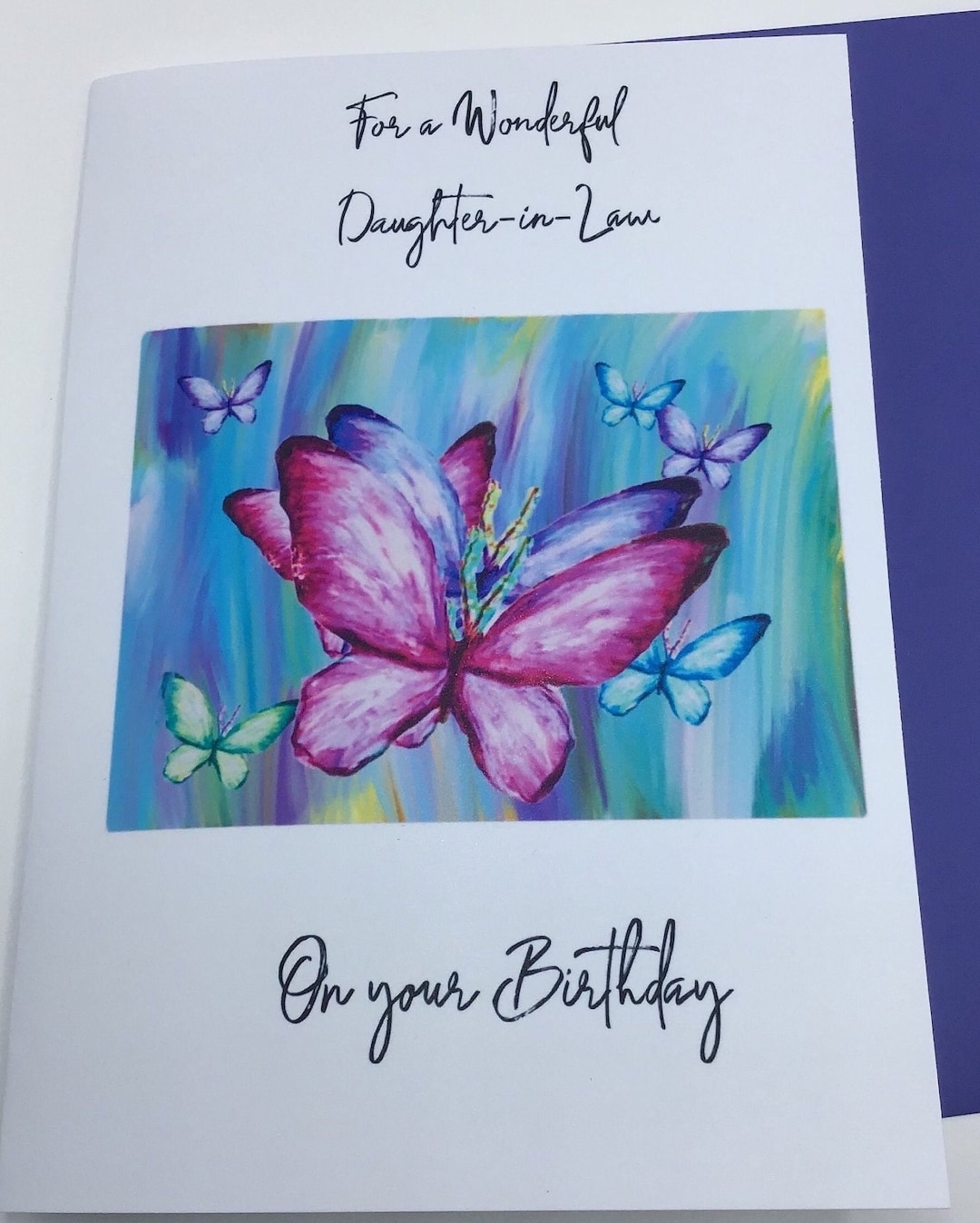 Beautiful Daughter-in-law Birthday Art Card for Your Lovely Daughter-in ...