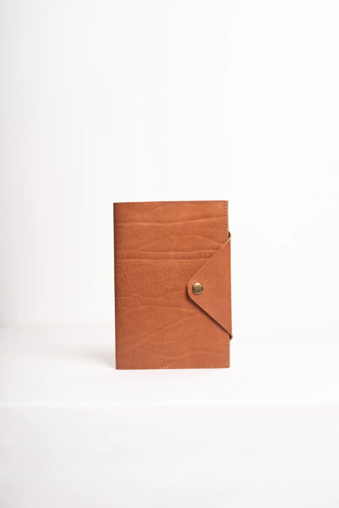 Handmade Leather Journal Cover - Leather Notebook Cover - A5 Refillable ...
