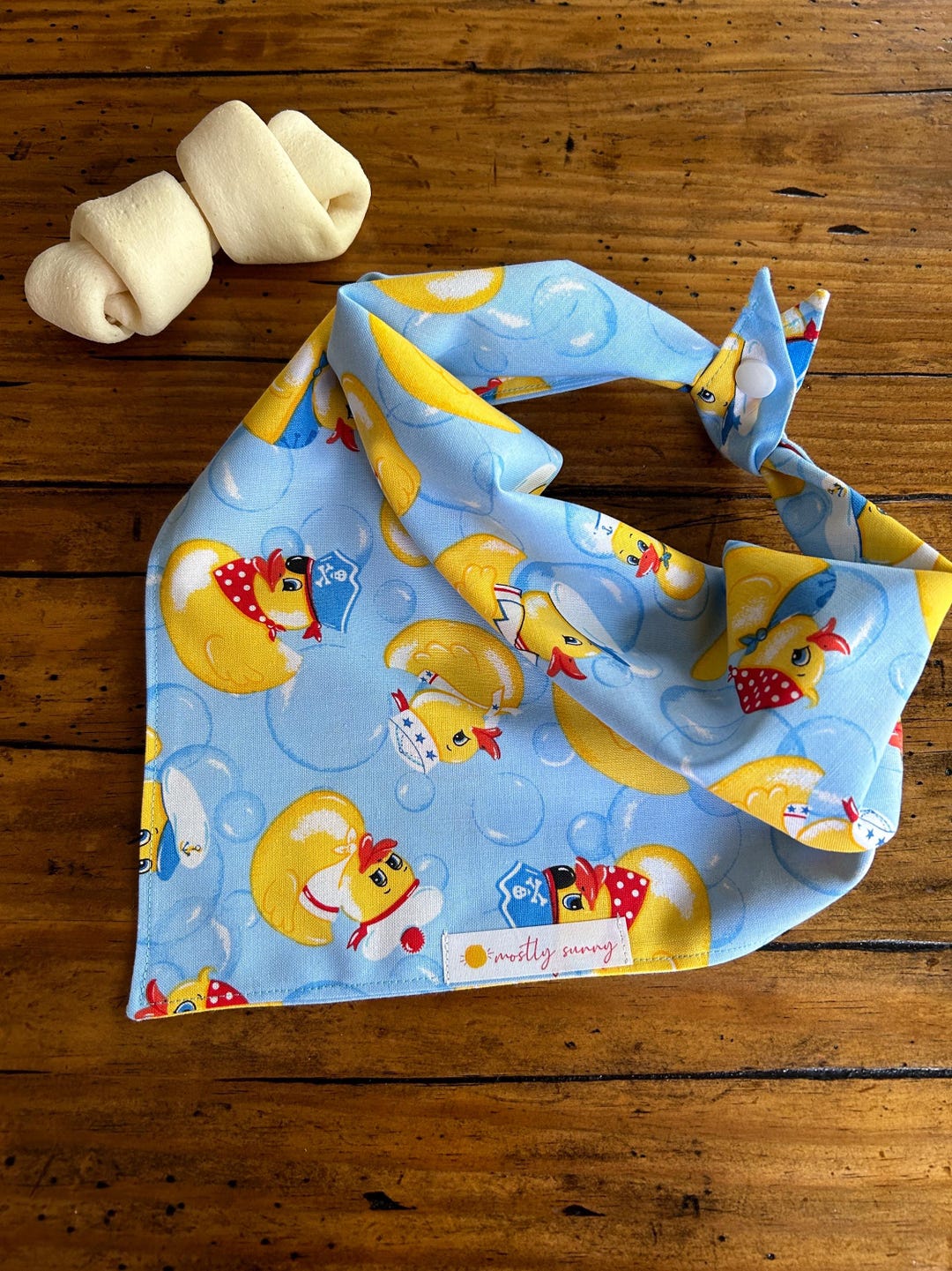 Rubber Duck Dog Bandana, Rubber Duck Dog Bandana, Cute Dog Bandana, Fun ...