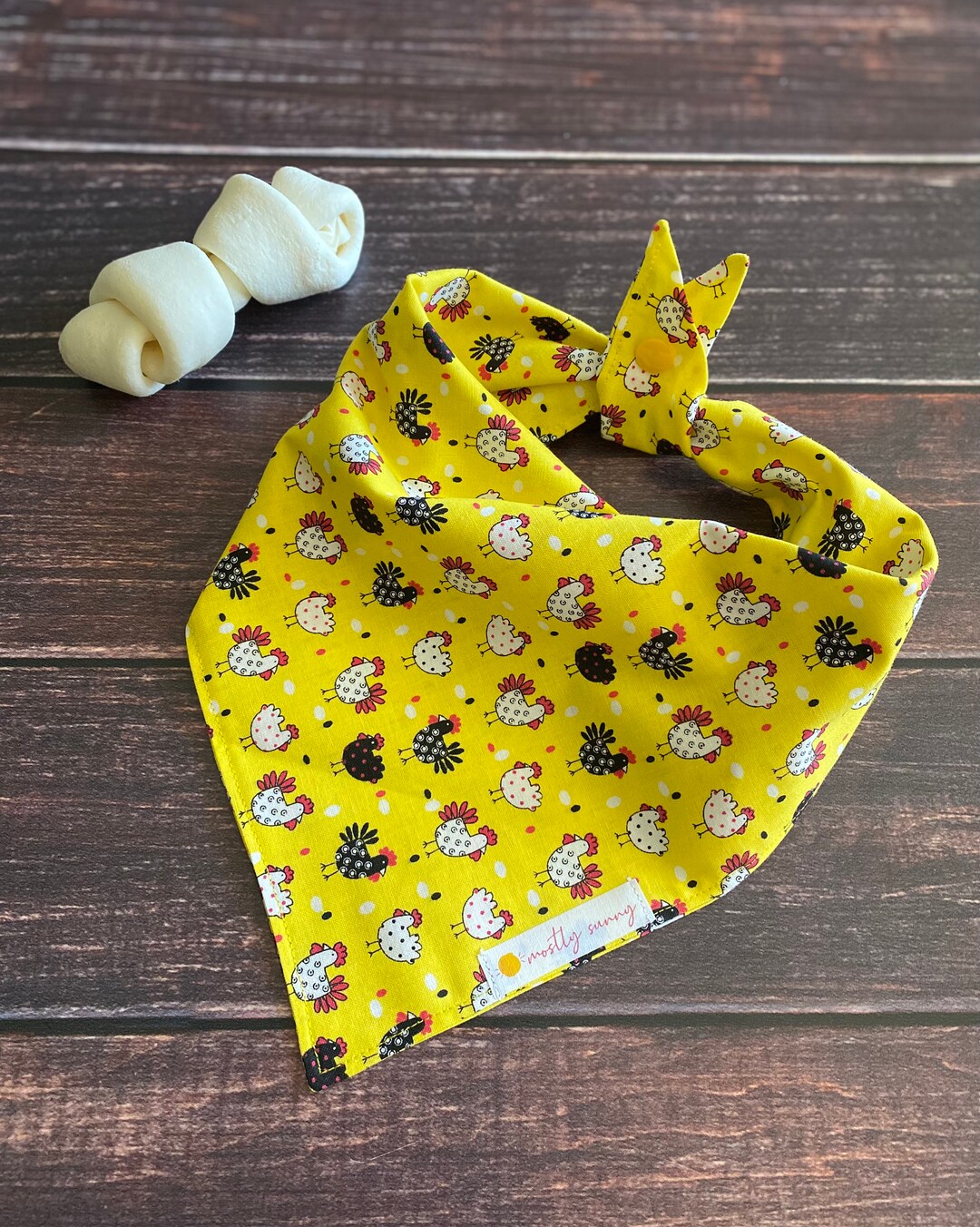 Chicken Dog Bandana, Chicken Dog Scarf, Farm Dog Bandana, Chicken Gift ...