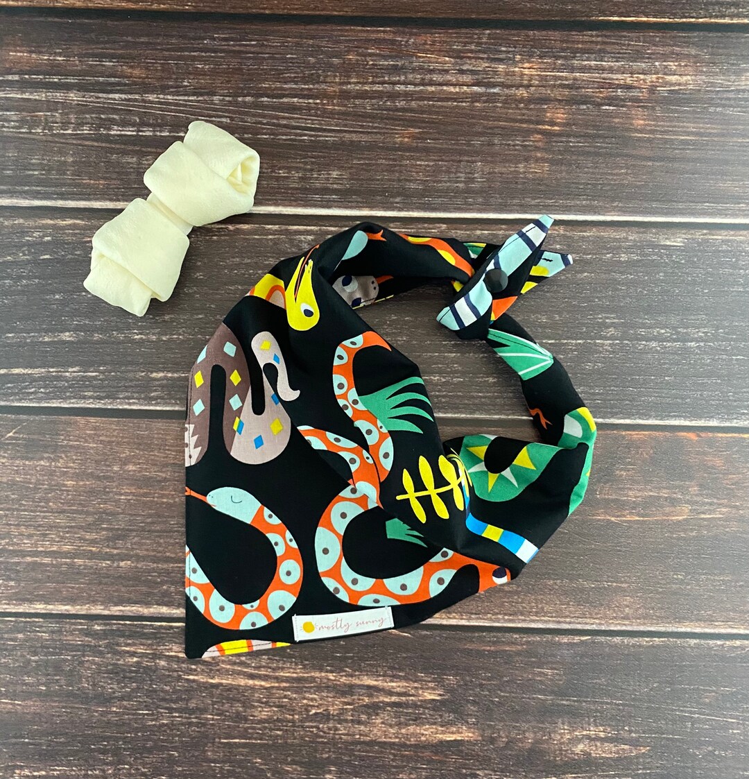 Snake Dog Bandana, Snakes, Jungle Dog Bandana, Cute Dog Bandana, Fun ...