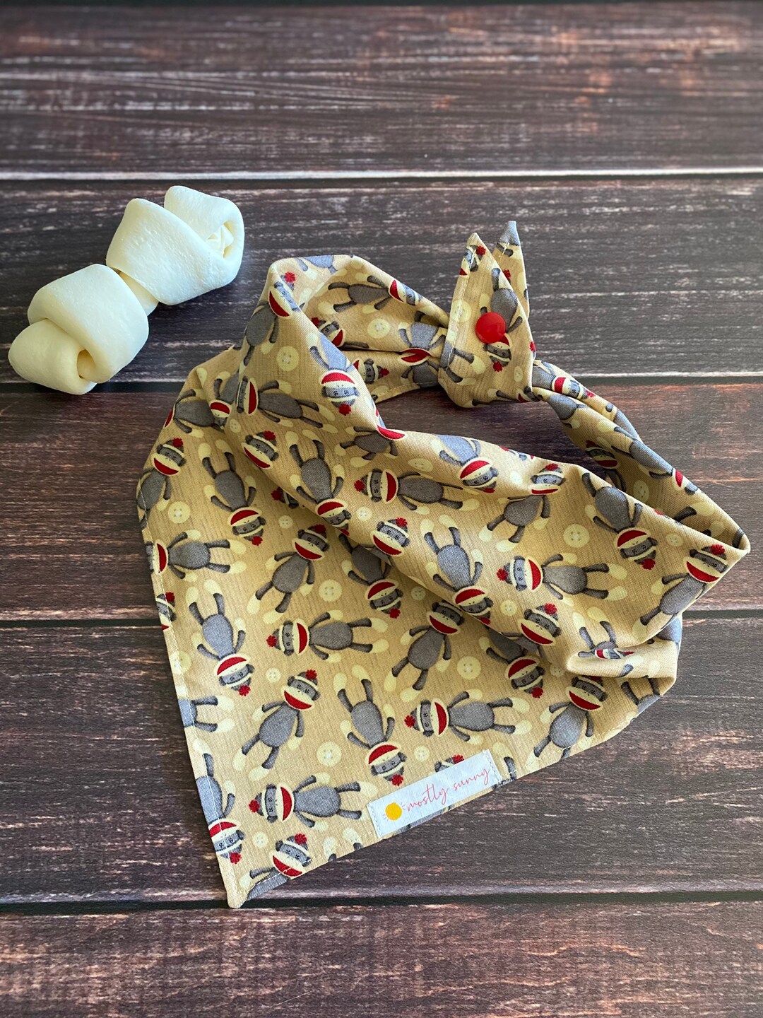 Sock Monkey Dog Bandana, Sock Monkeys, Monkey Dog Bandana, Monkeys ...