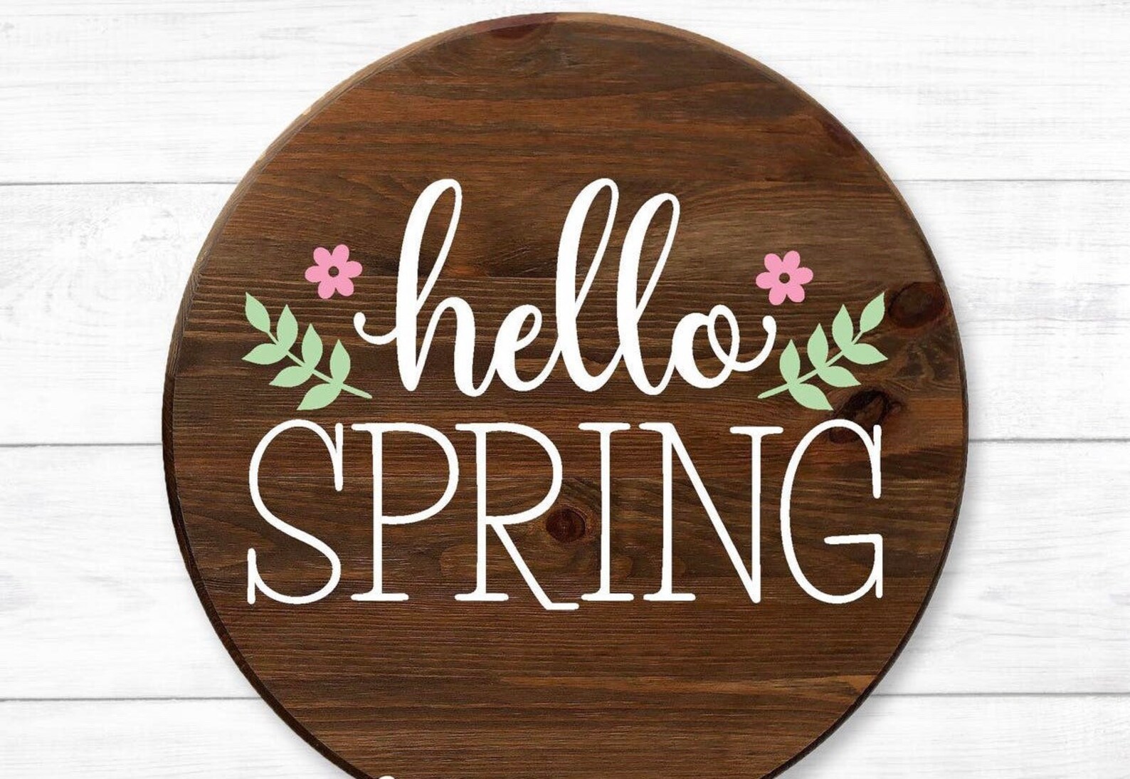 Easter Front Door Decor Hello Spring Door Hanger Spring | Etsy