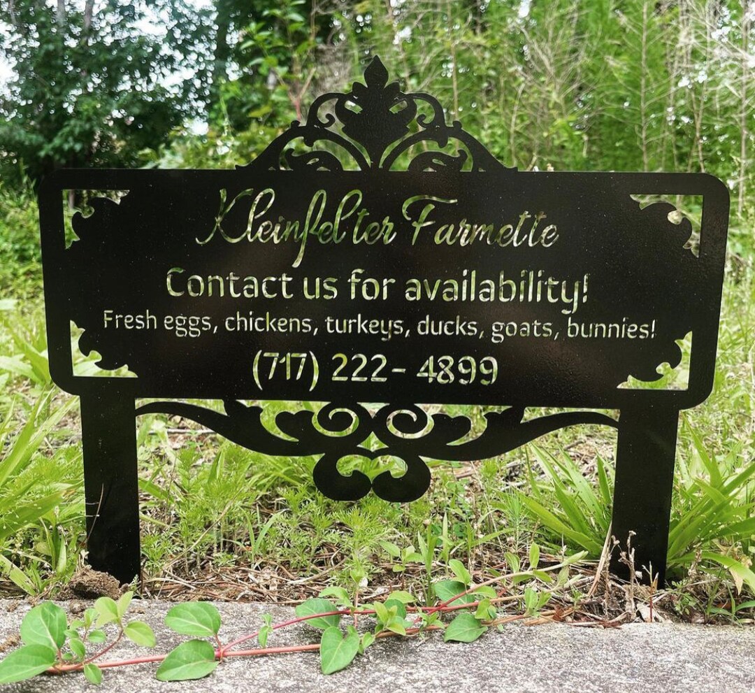 Custom Yard Sign Stake | Personalized Address Sign | Front Door Stake ...