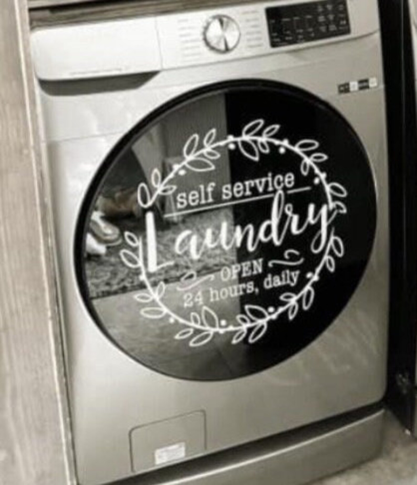 Self Service Laundry, Fluff and Fold, Laundry Decals, Laundry Room ...
