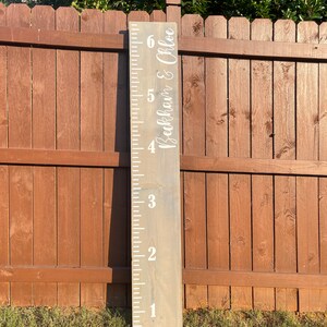Giant Personalized Measuring Stick Growth Chart, Wooden Growth Chart ...
