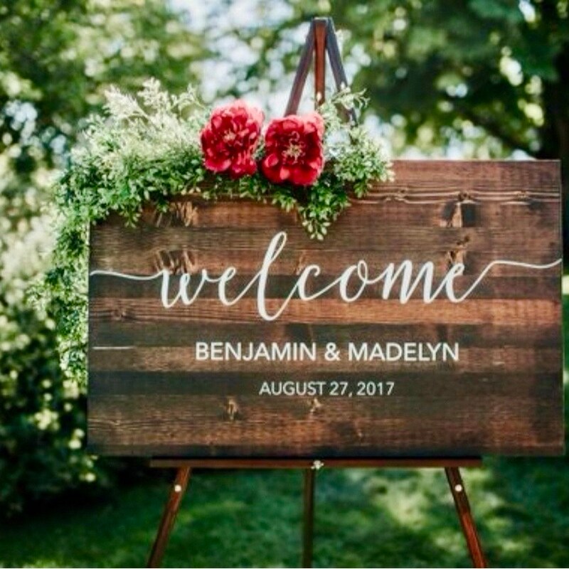 Wood Wedding Signs - Etsy
