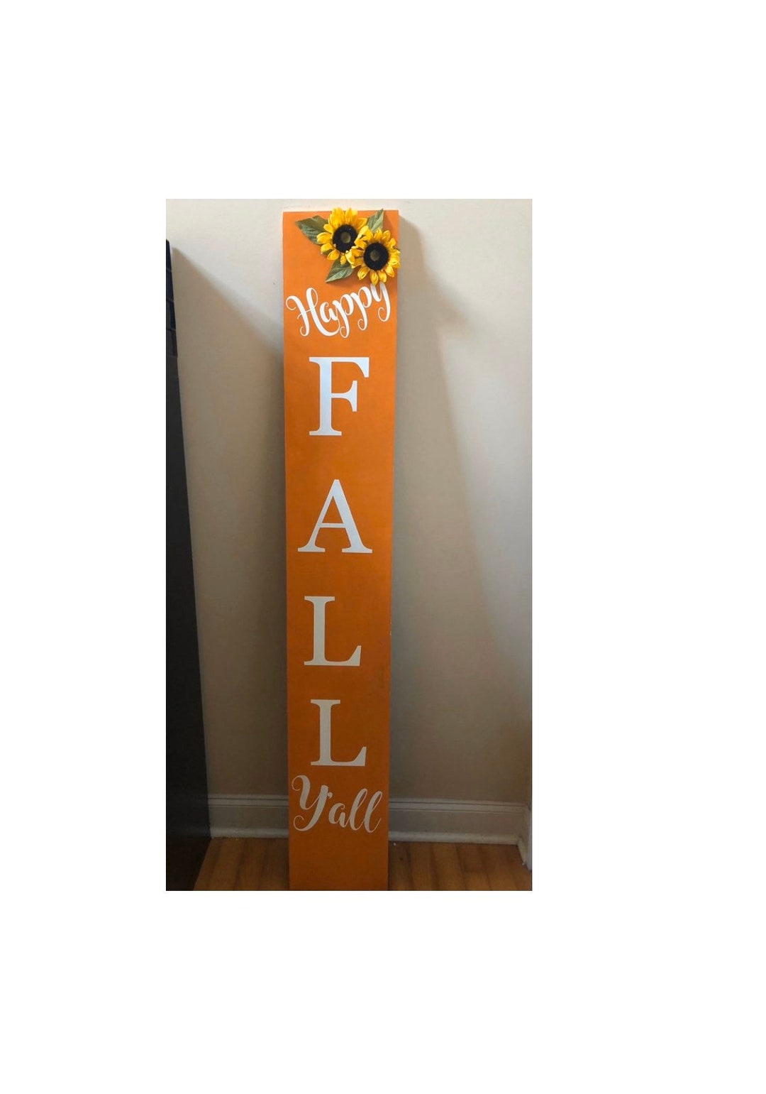 Fall Porch Decor, Happy Fall Yall Porch Sign, Fall Decor, Porch Decor ...