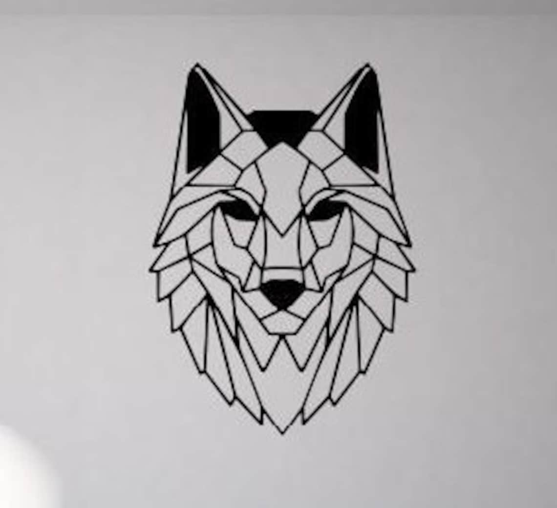 Wolf Wall Decor Wooden Wall Art Home Nursery | Etsy