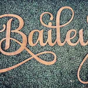 Custom Wooden Name Sign Nursery Name Sign Nursery Decor Baby Name Sign ...