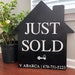 Welcome Home Real Estate House Closing Sign, Just Sold Real Estate Sign ...