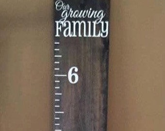 Giant Personalized Measuring Stick Growth Chart, Wooden Growth Chart ...