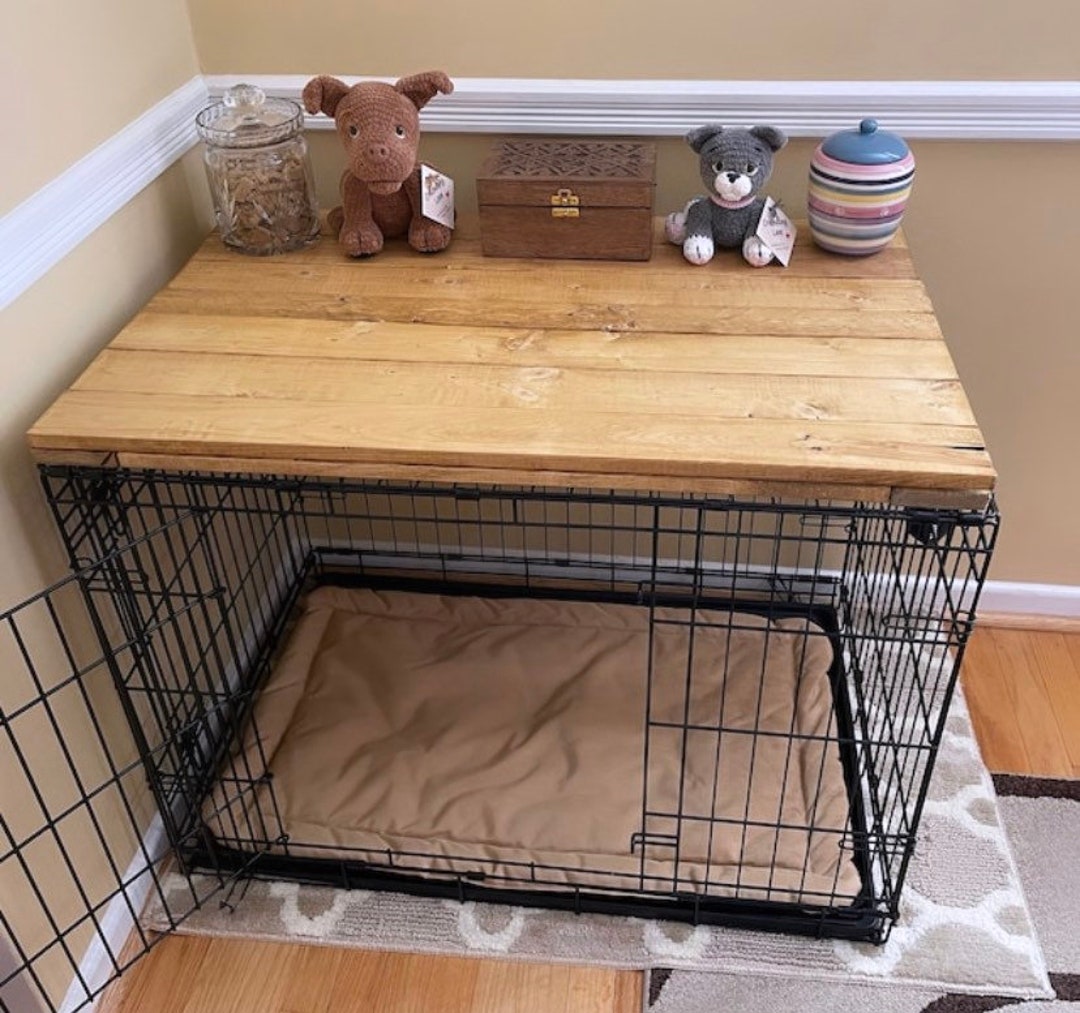Dog Crate Top Kennel Top Furniture Dog Crate Tabletop Dog Kennel Top ...