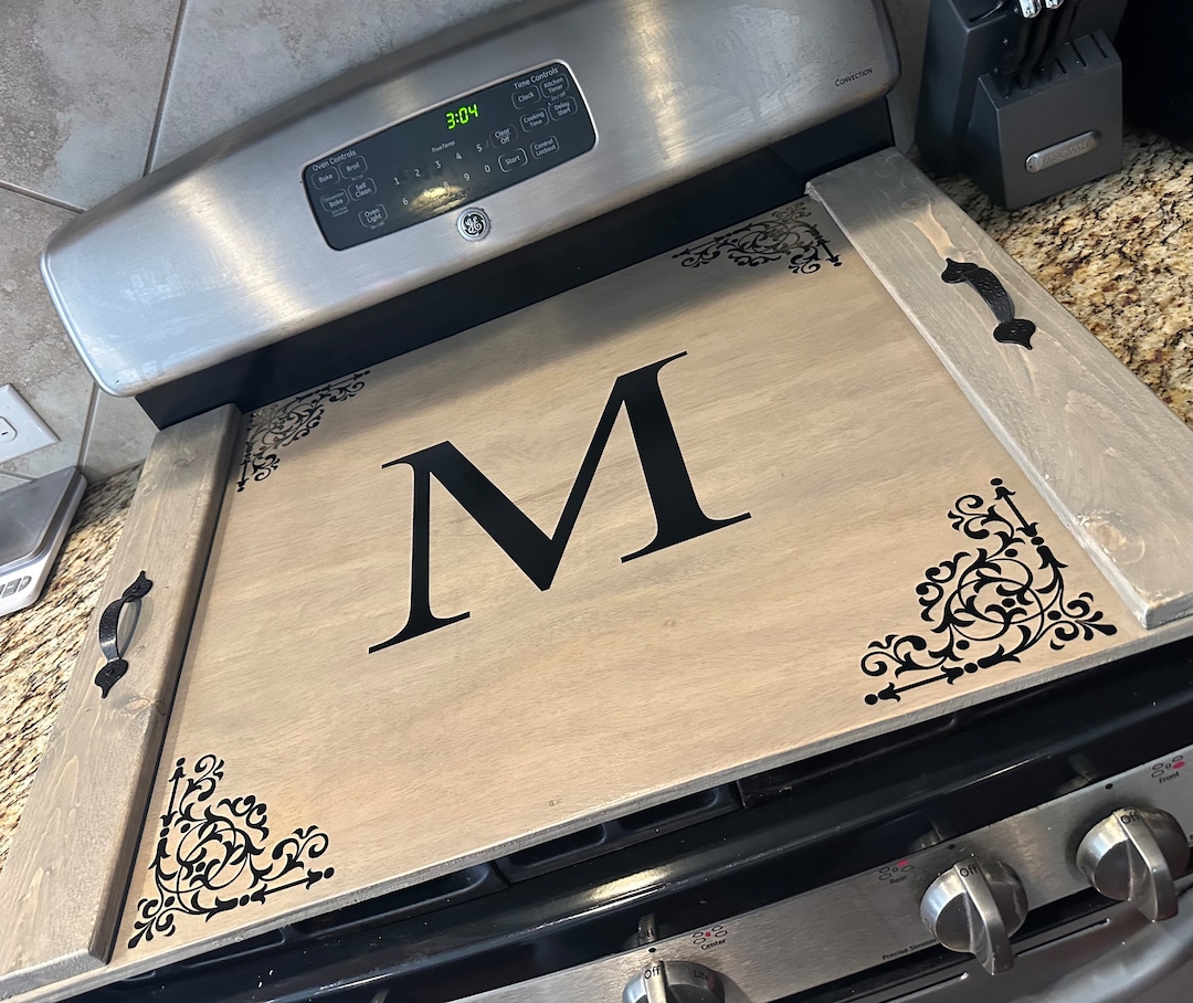 Elegant Stovetop Cover Wood Pictures