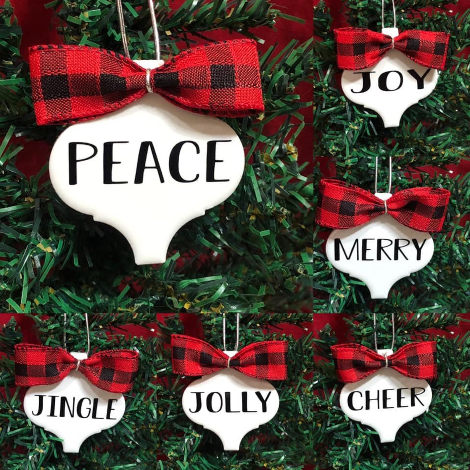 Personalized Holiday Ornaments - Etsy