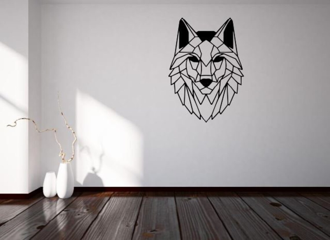 Wolf Wall Decor Wooden Wall Art Home Nursery - Etsy