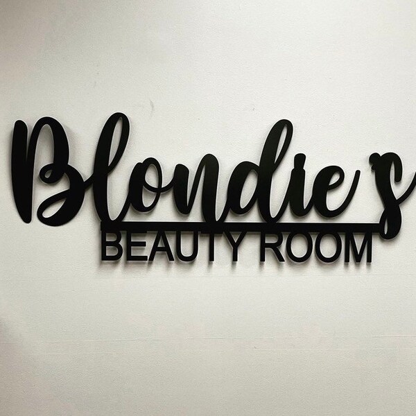 Laser Cut Metal Sign - Etsy