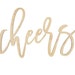 Cheers Wood Sign, Cheers Event Sign, Wedding Decorations, Wedding Decor ...