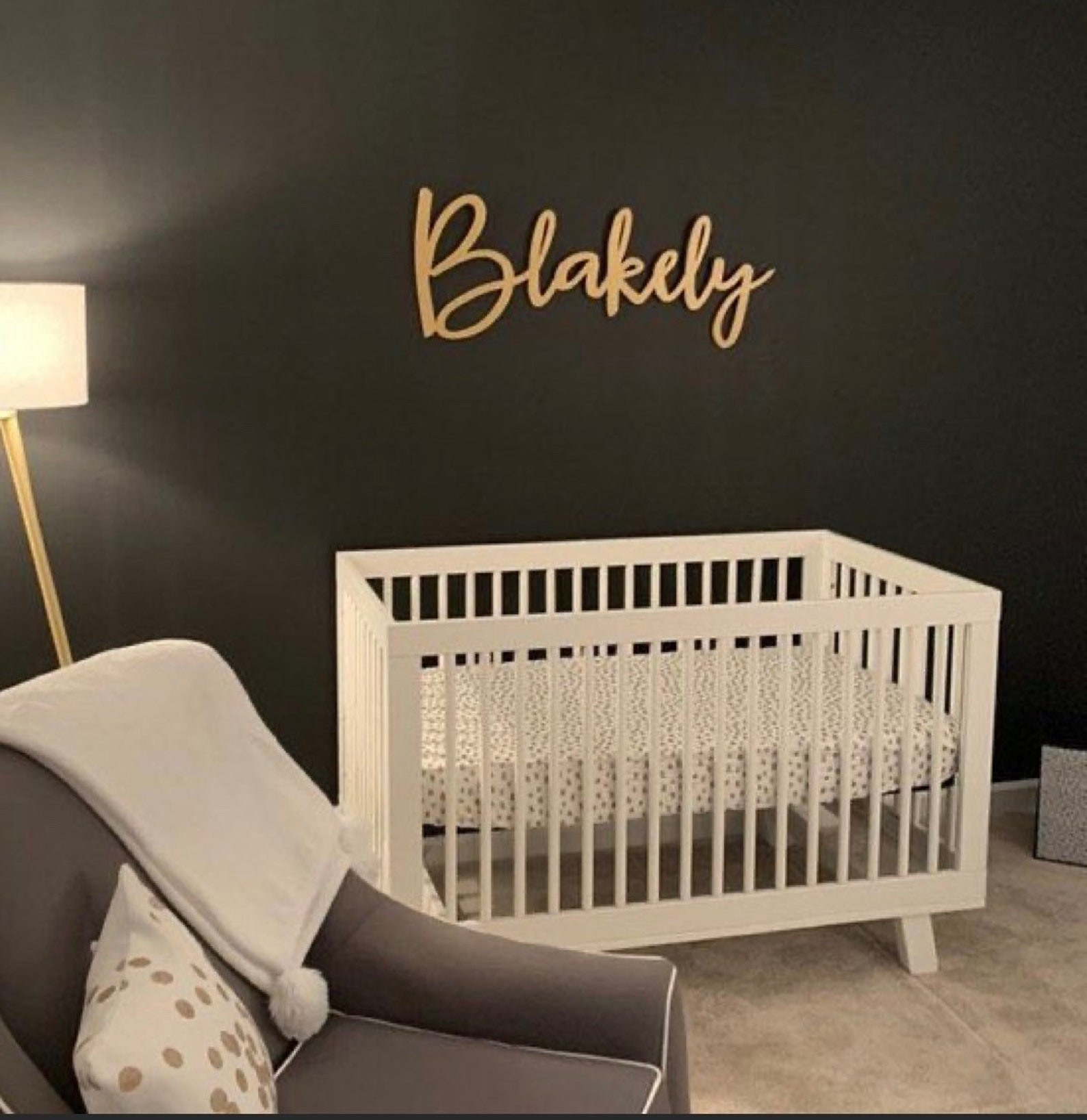 Custom Wooden Name Sign Nursery Name Sign Nursery Decor Baby | Etsy
