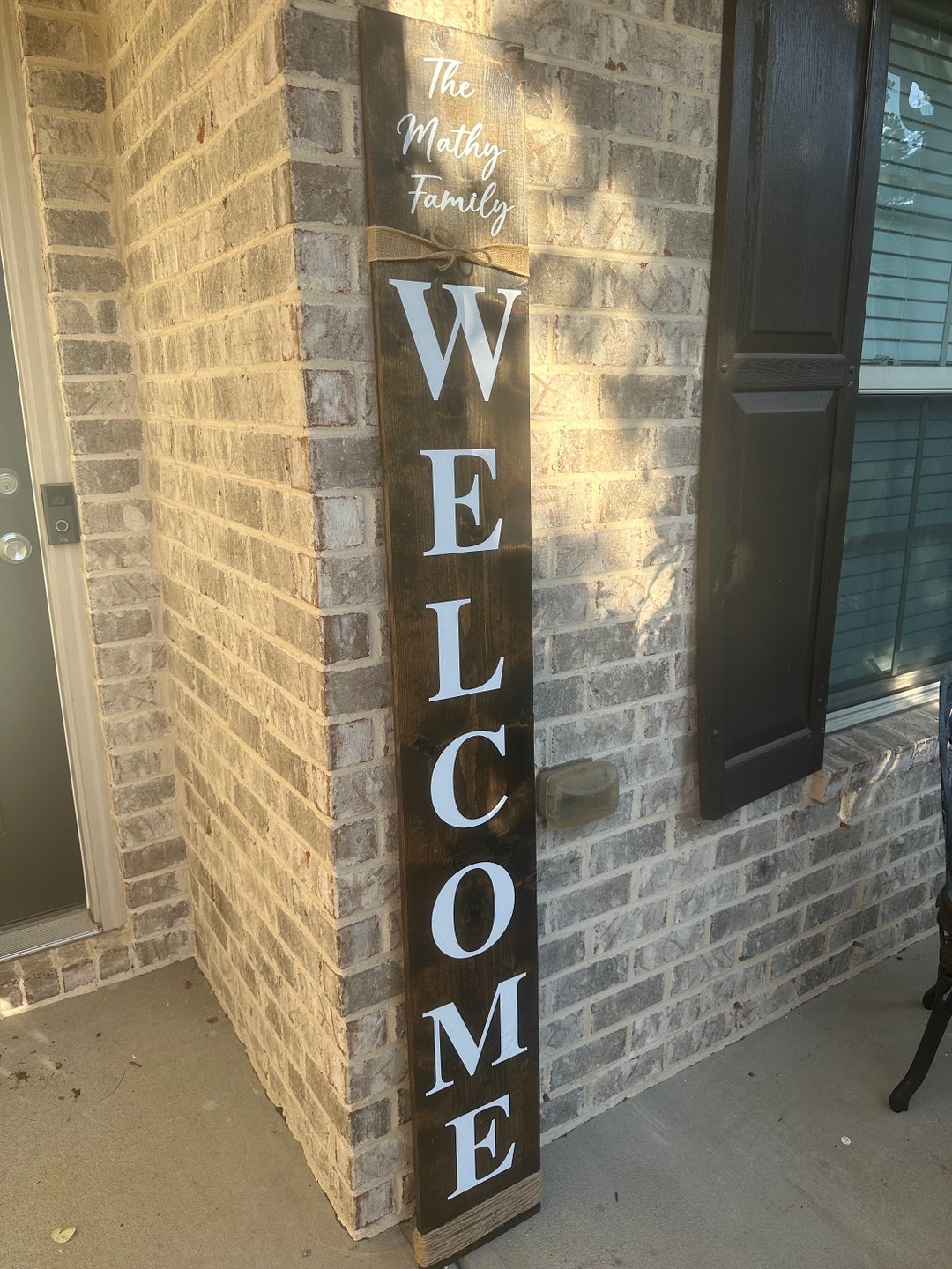 Welcome Sign, Rustic Wood Welcome Sign, Front Door Welcome Sign ...
