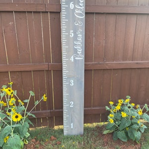 Giant Personalized Measuring Stick Growth Chart, Wooden Growth Chart ...