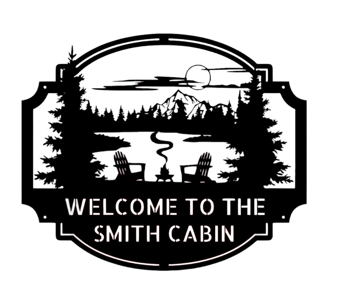 Custom Metal Camping Sign | Personalized Outdoor & Indoor Decor ...