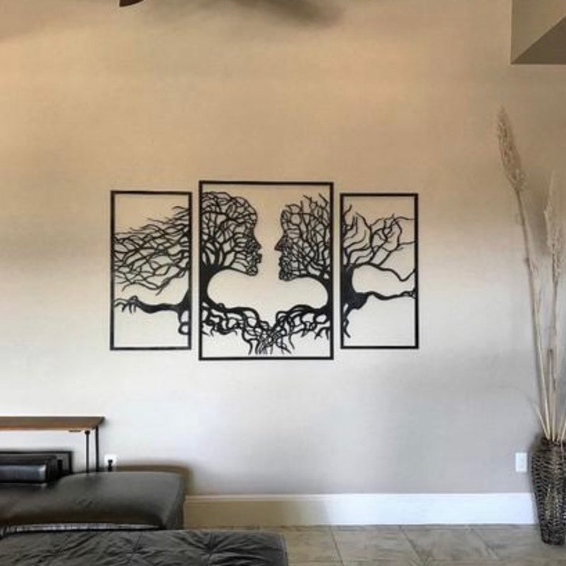 Wall Art Rustic 3 Panel - Etsy