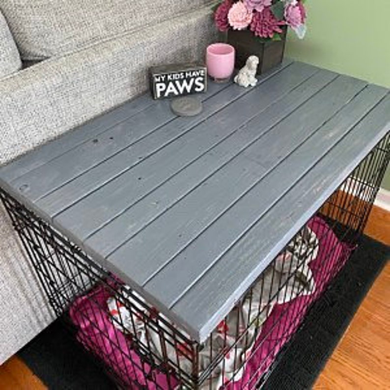 Dog Kennel Wood Table Top Dog Kennel Cover Farmhouse Dog | Etsy