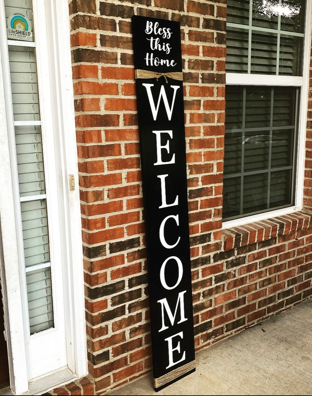 Welcome Sign, Rustic Wood Welcome Sign, Front Door Welcome Sign ...