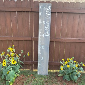 Giant Personalized Measuring Stick Growth Chart, Wooden Growth Chart ...