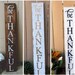 Be Thankful Sign Rustic Wood Porch Sign Front Door Be - Etsy