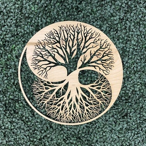 Tree of Life, Ying Yang, Wall Panel, Spiritual Gifts, Tree of Life Wall ...
