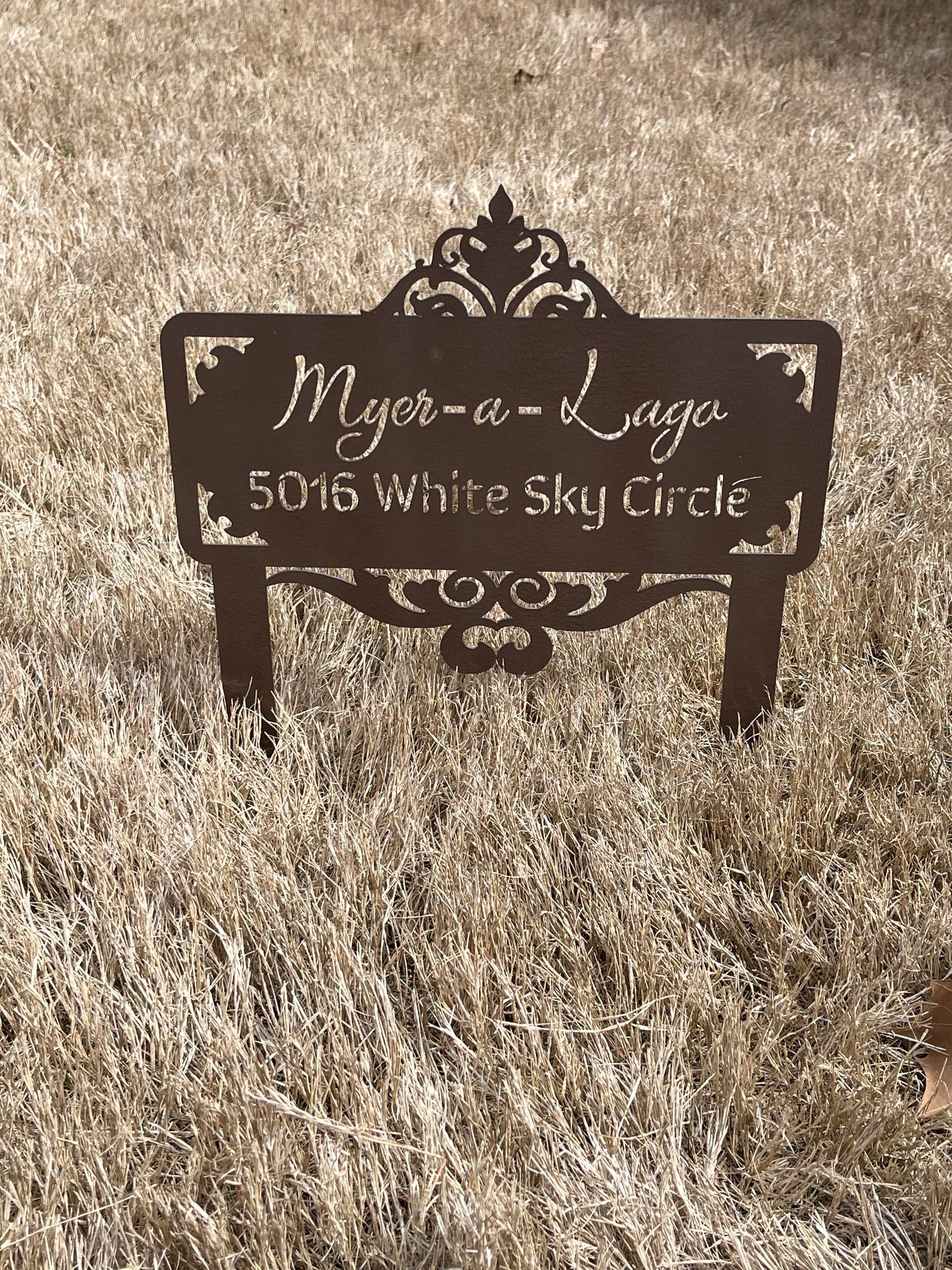 Custom Memorial Yard Sign | Personalized Stake | Remembrance ...