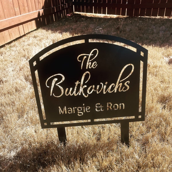 Metal Yard Signs - Etsy