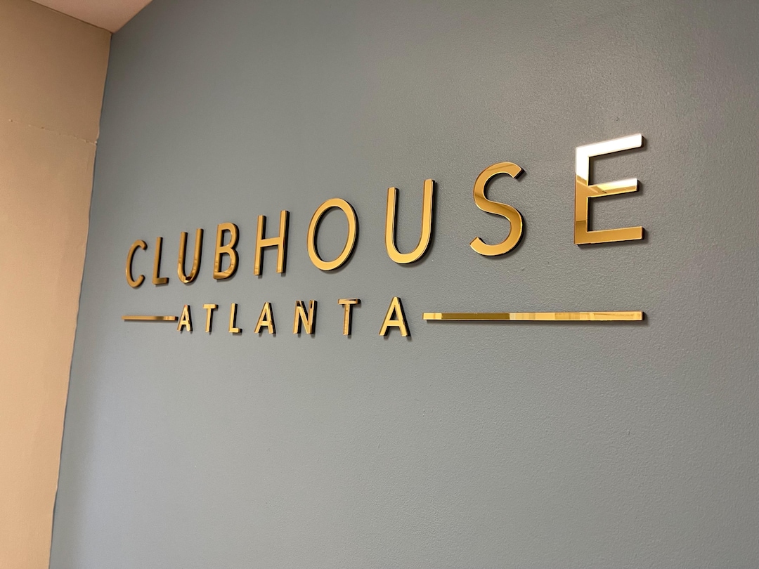 Custom 3D Business Logo Sign: Laser Cut Acrylic or Wood - Etsy