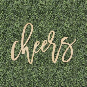 Cheers Wood Sign, Cheers Event Sign, Wedding Decorations, Wedding Decor ...