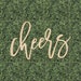 Cheers Wood Sign, Cheers Event Sign, Wedding Decorations, Wedding Decor ...