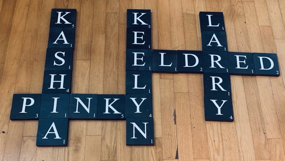 Scrabble Tiles Wall Letters Scrabble Wall Art Wood Scrabble - Etsy